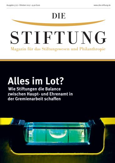 Alles im Lot? [Ausgabe 05|2017] - DIE STIFTUNG